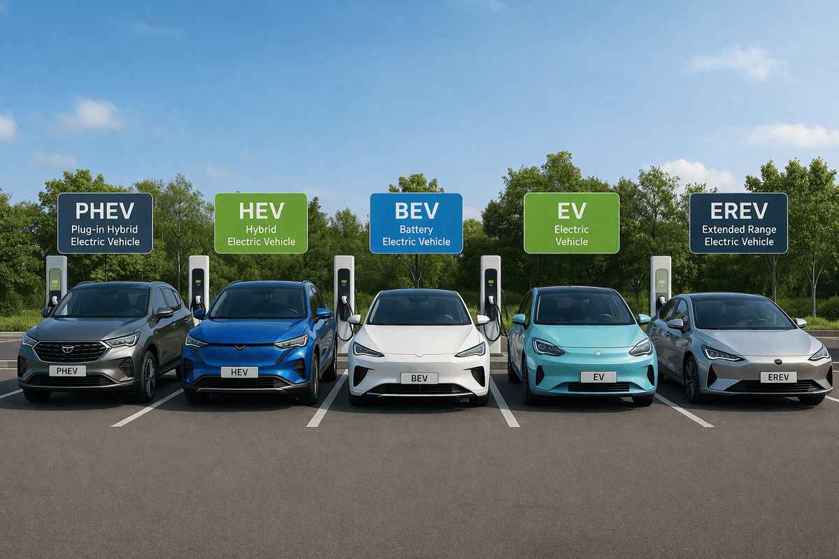 Jenis Mobil Listrik 2026: Perbedaan BEV, HEV, PHEV, FCEV, hingga EREV